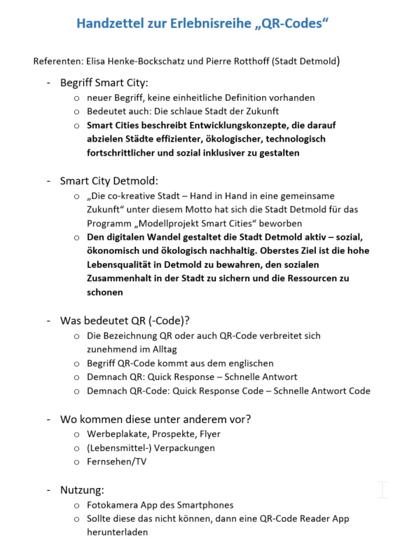 QR-Codes verstehen und sicher nutzen am 26. Oktober 2023 - Smart City ...